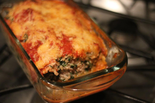 The Chronicles of Ruthie Hart: Spinach and ricotta turkey meatloaf