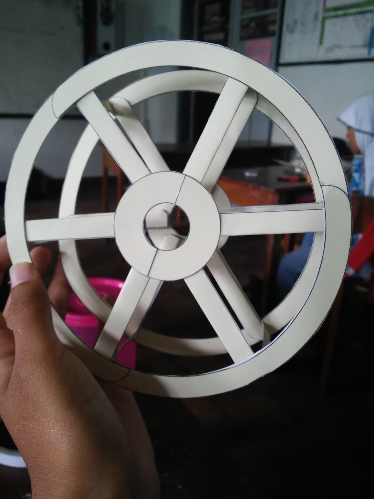 XI MIA 4 KEL 1: TUTORIAL MEMBUAT PAPERCRAFT FERRIS WHEEL