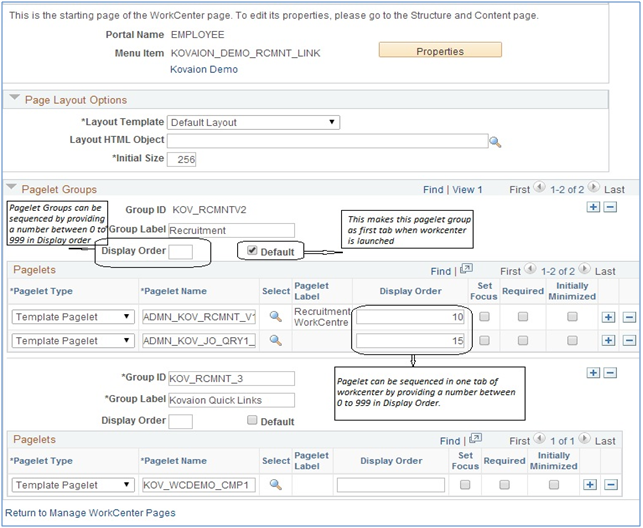 PeopleSoft Workcenters | Kovaion
