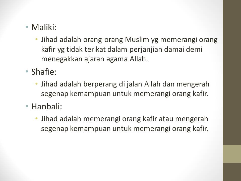 NoTa PISMP KS /:~...: TITAS : Konsep Jihad