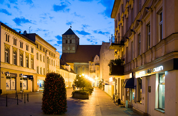 Chojnice na fotografiach: Chojnice ul. Kościuszki