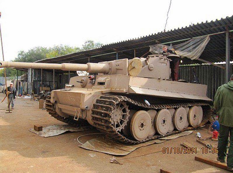 World Of Technology: Homemade German VI Tiger tank