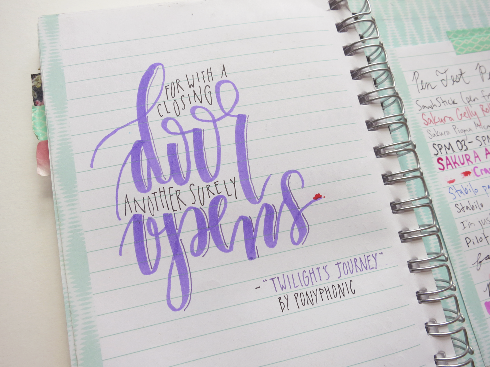 The Last Page In Diary