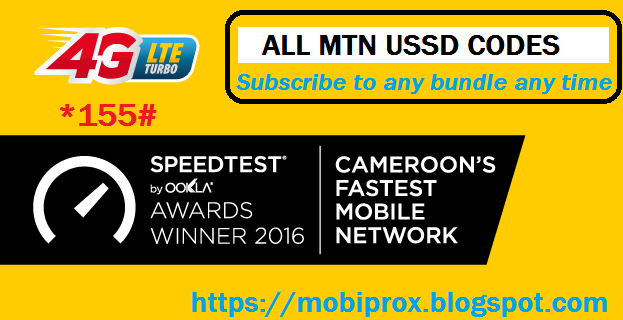 MTN CAMEROON: ALL USSD CODES | MOBIPROX