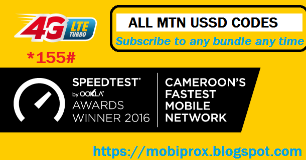 MTN CAMEROON: ALL USSD CODES | MOBIPROX