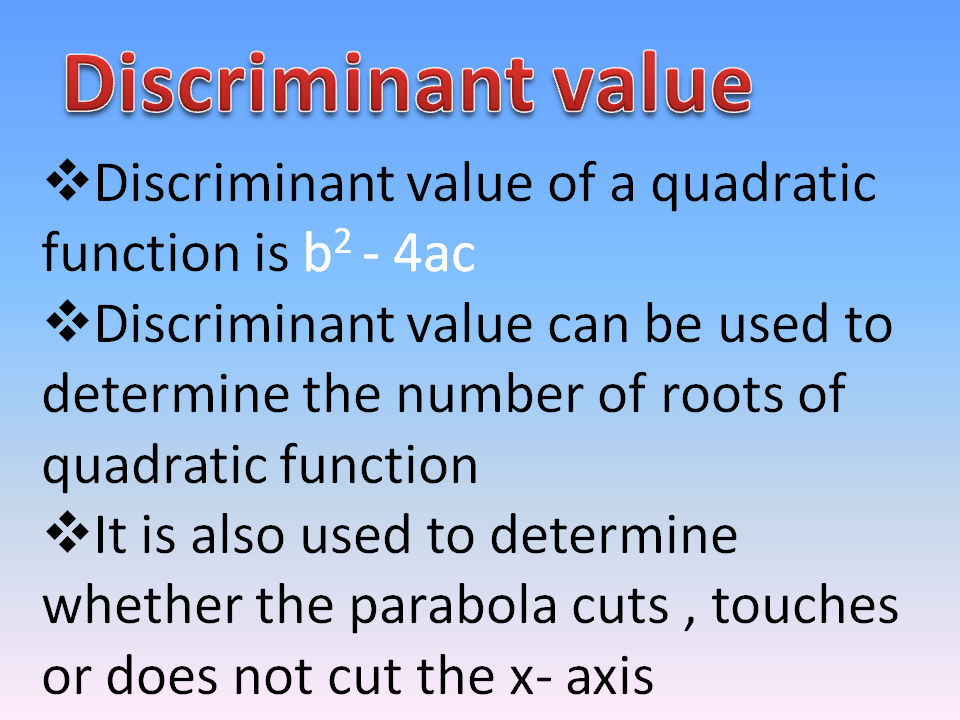 Math11: Chapter 1- Equations and quadratic functions