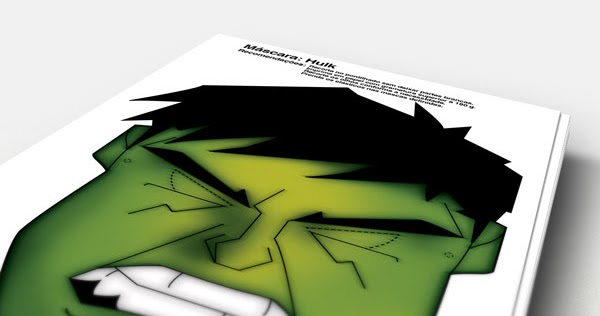 Hulk Free Printable Mask. - Oh My Fiesta! for Geeks