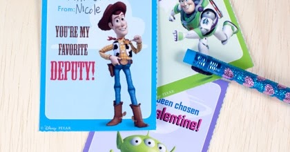 Sasaki Time: Craft Time: Toy Story Valentine's Day Cards