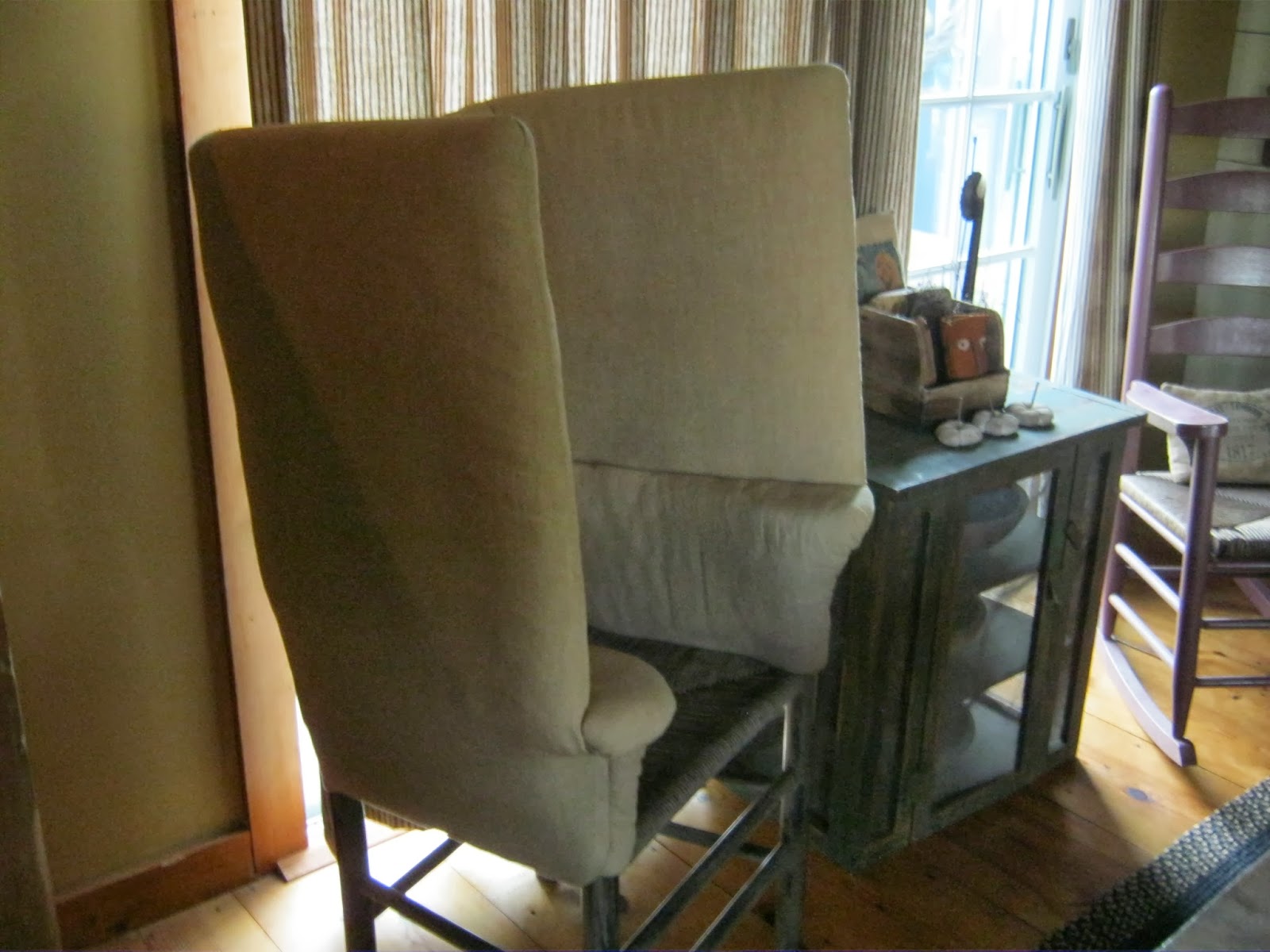 Primitive Passion Decorating: Our new Primitive Make-do chair :0) from ...