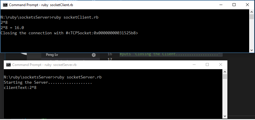 The Excel Development Platform Sockets Ruby To Ruby Starting Ruby Sockets Programming With
