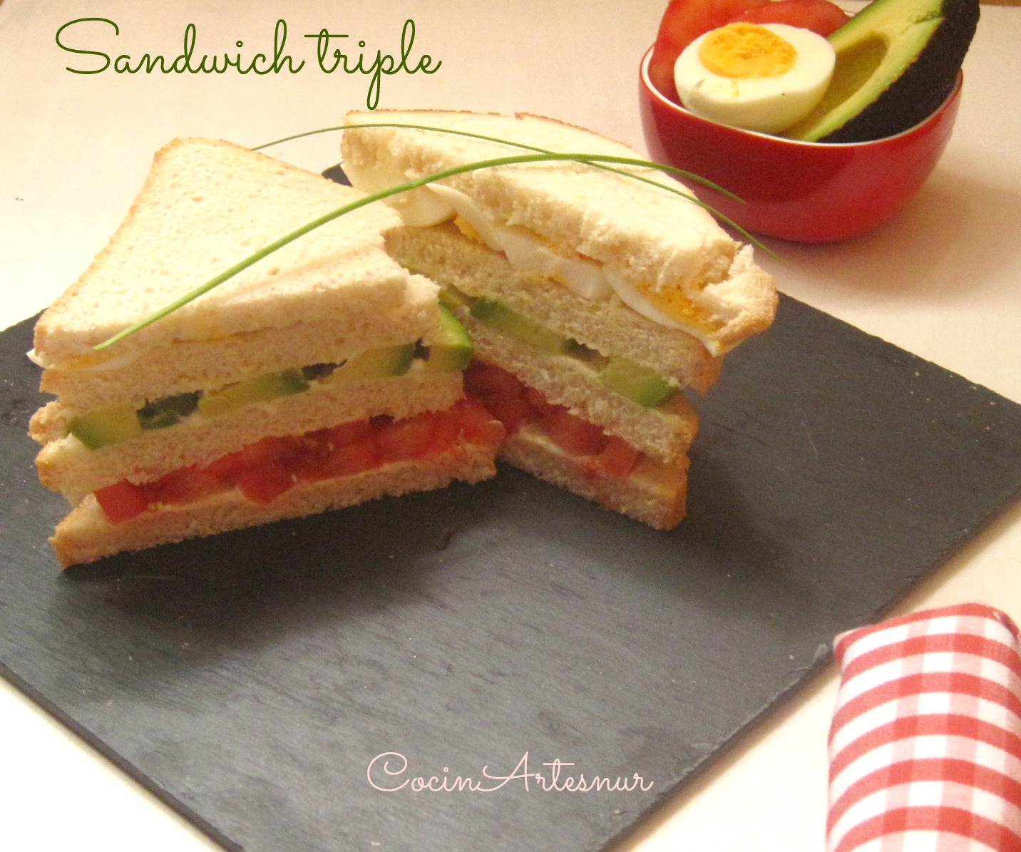 CocinArte: Sandwich triple