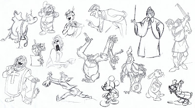 Model Sheets: Disney Characters