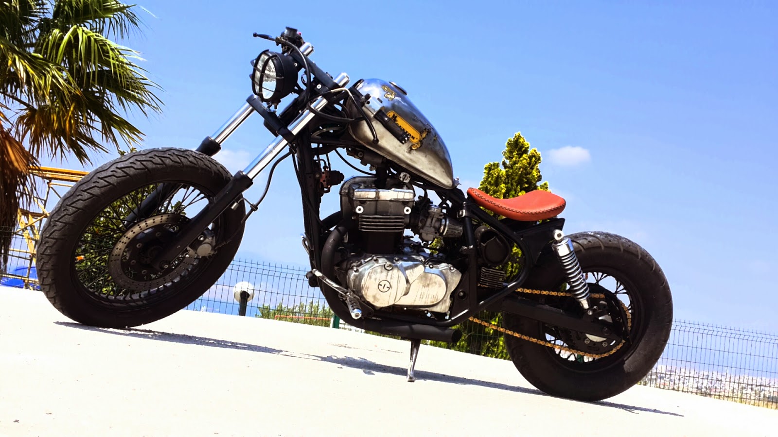 Otomotiv Forum: CUSTOM OLD SCHOOL BOBBER KAWASAKİ EN500