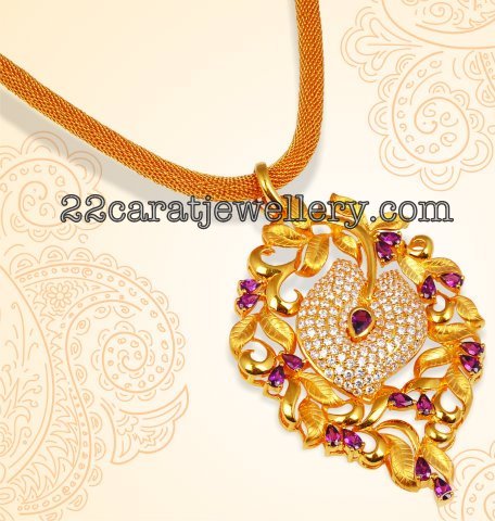 Nice Designer Pendant - Jewellery Designs