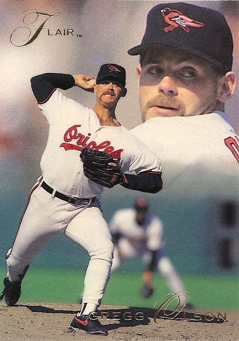 Orioles Card "O" the Day: Gregg Olson, 1993 Fleer Flair #155