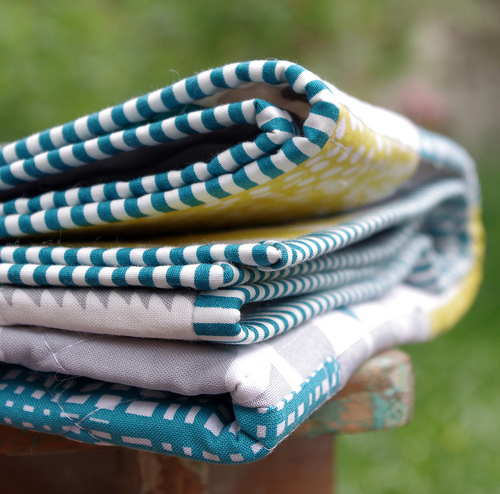 Red Pepper Quilts: Bella Patchwork Baby Quilt