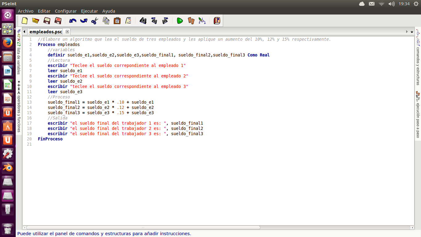 Aprender Pseint desde cero: Material y Ejemplos