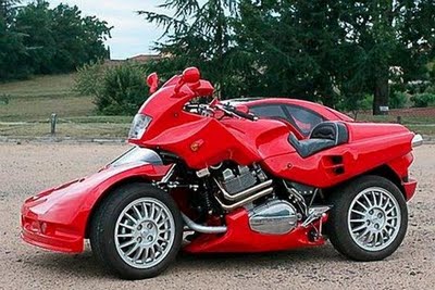 Custom Ferrari Motorcycle
