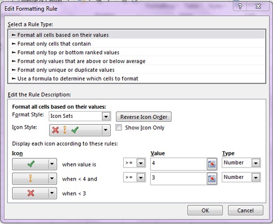 Conditional Formatting การจัดรูปแบบข้อมูลด้วย Icon Set ตอนที่ 3 ~ Computer Knowledge