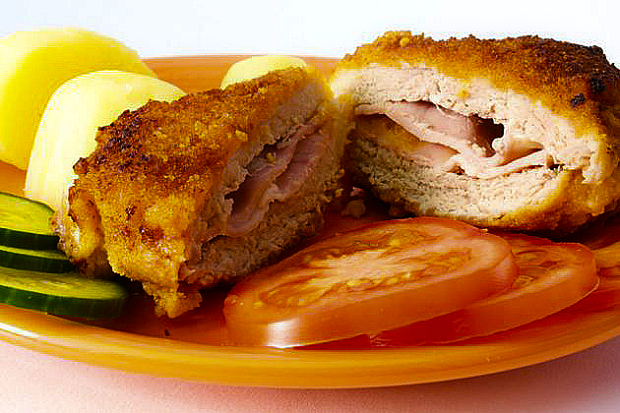 Cocina y algo más ...: Milanesas rellenas de jamon y queso