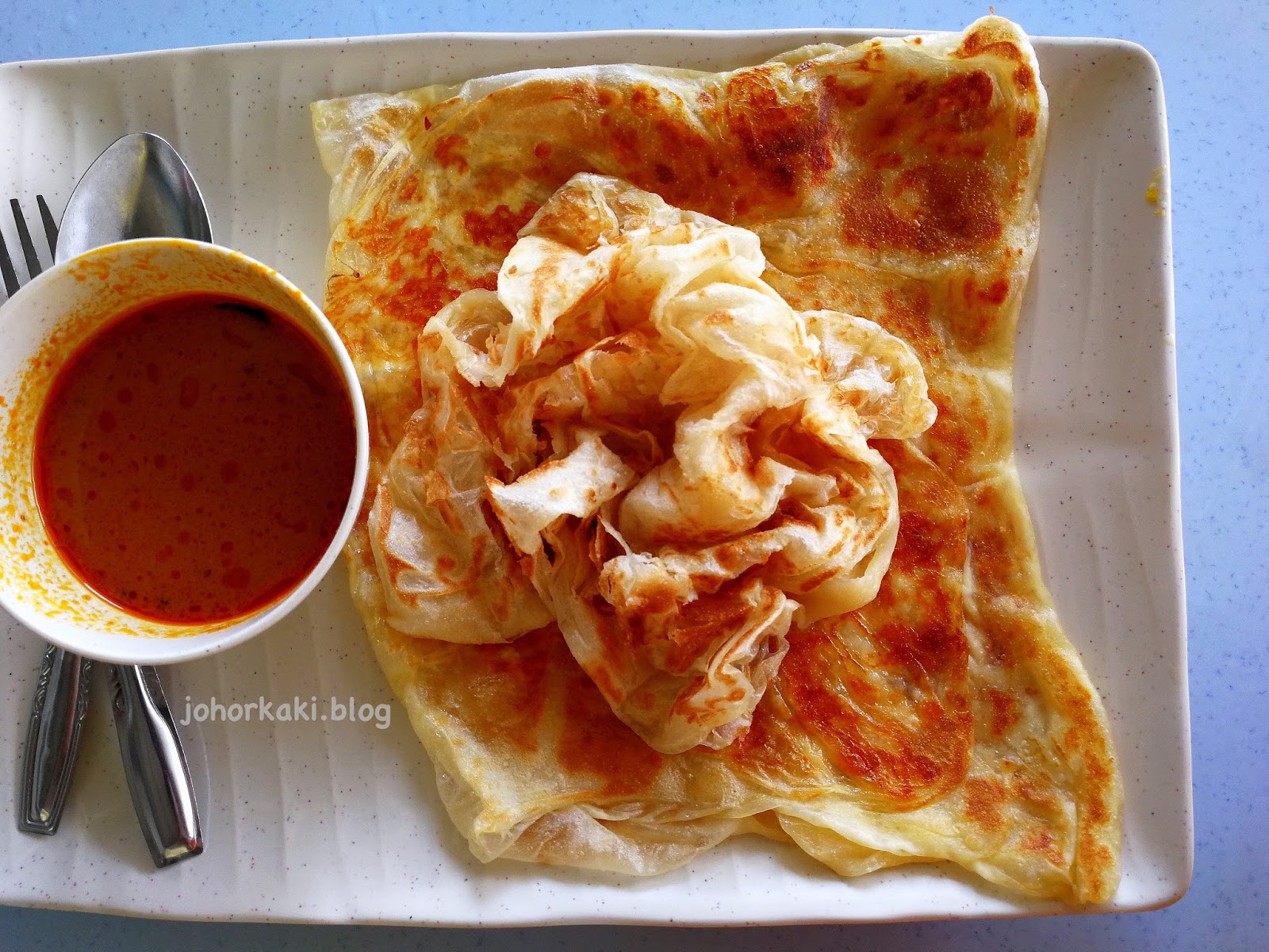 JB Roti Canai at Chef Prata & Noodle House 厨师小食馆華人煎餅 |Tony Johor Kaki ...