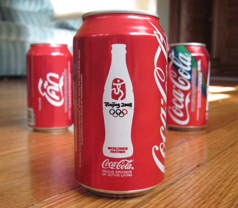 Soda Can Collection: 2008 Beijing Olympics Coca-Cola Cans