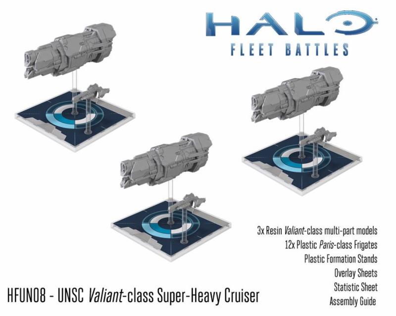 Wargame News and Terrain: Spartan Games: New Halo: Fleet Battles UNSC ...
