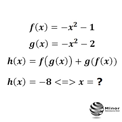 Blog matematyczny Minor | Matematyka: Funkcje złożone