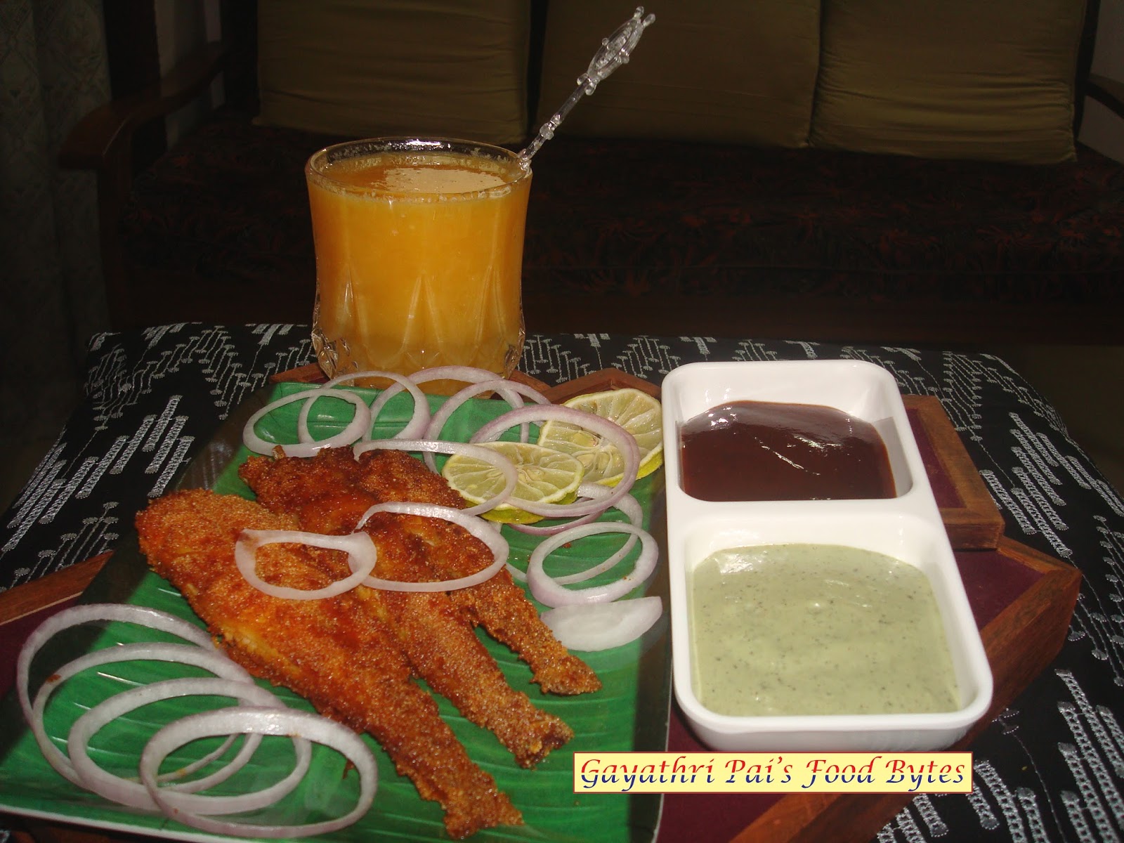 Gayathri Pai's Food Bytes: Kane / Noglekana / Lady Fish Fry