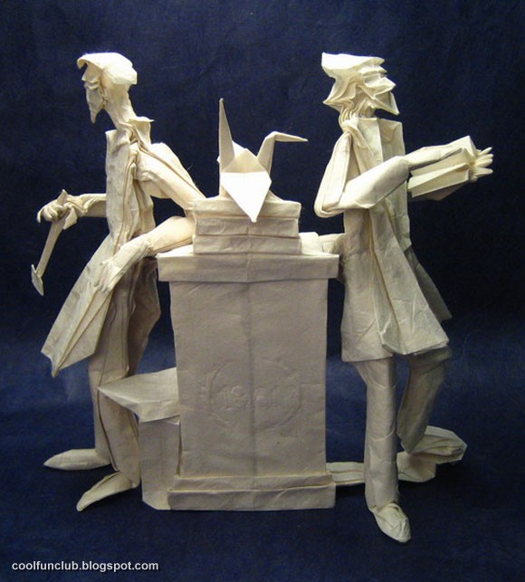 CoolFunClub: Paper Fold Sculptures