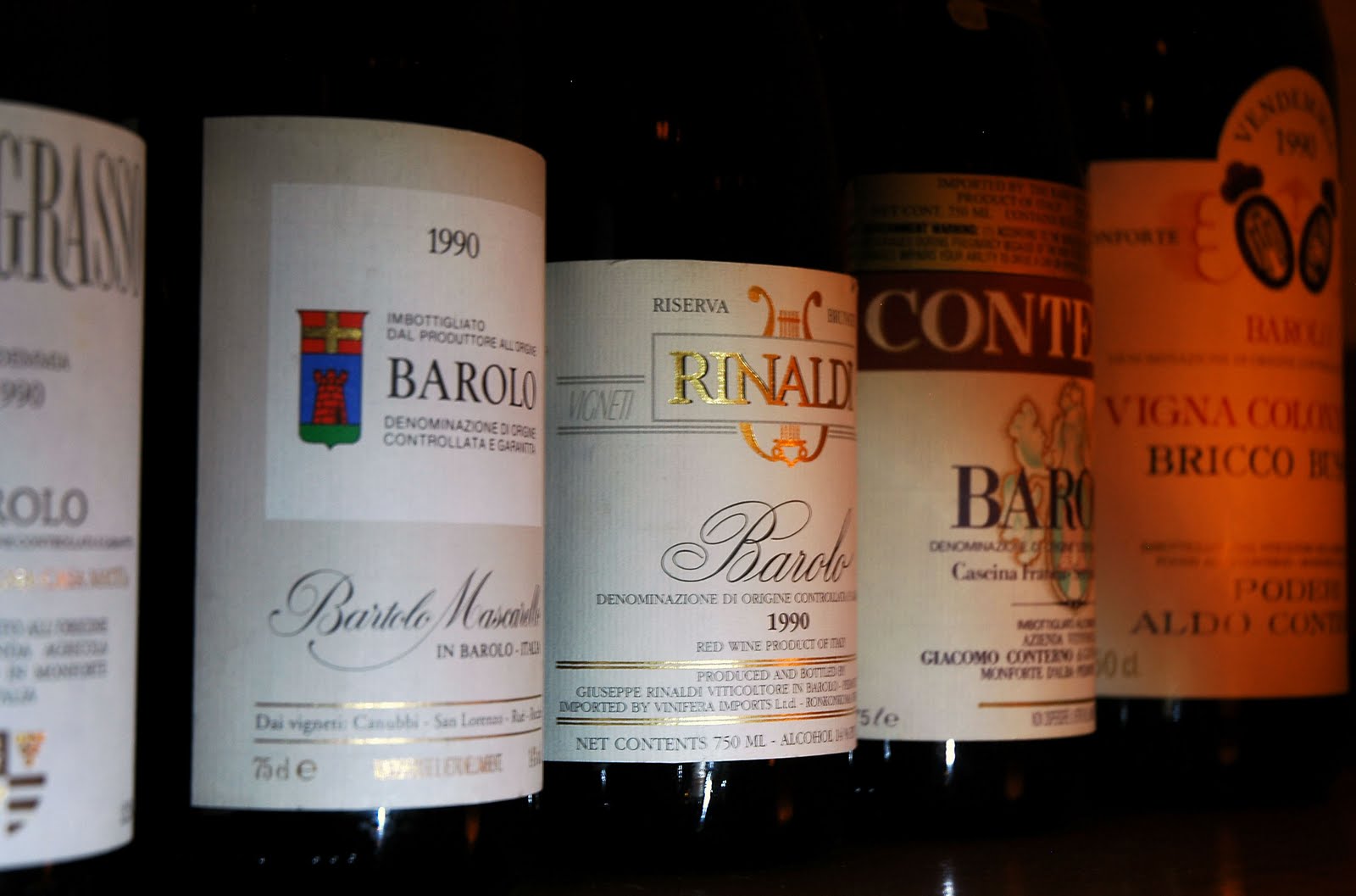The V.I.P. Table: 1990: Barolo Retrospective
