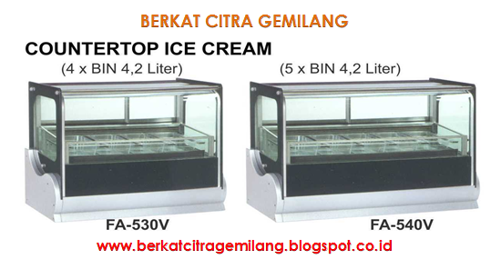 BERKAT CITRA GEMILANG: ICE CREAM SCOOPING CABINET, TEMPAT DISPLAY ICE ...