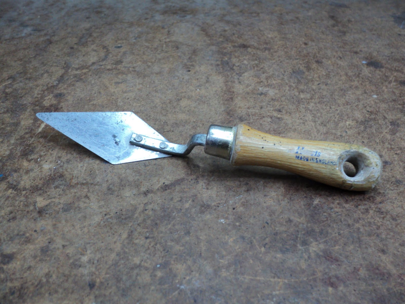 The Whole Garage Catalogue: A Small Mason's Pointing Trowel