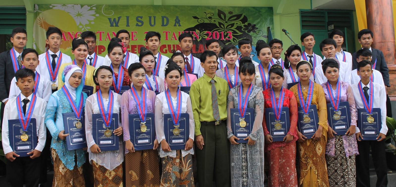 SMP NEGERI 1 GUMELAR: WISUDA SISWA ANGKATAN KE 29 SMP NEGERI 1 GUMELAR ...