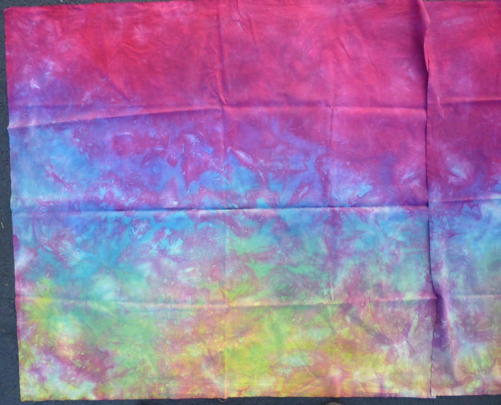 sew sew art: a dyeing project