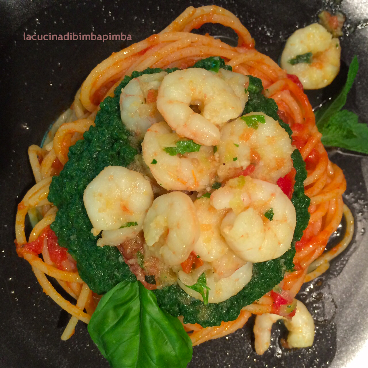 la cucina di bimba pimba: "Pasta chi tinnirumi" e gamberetti! ... scomposta