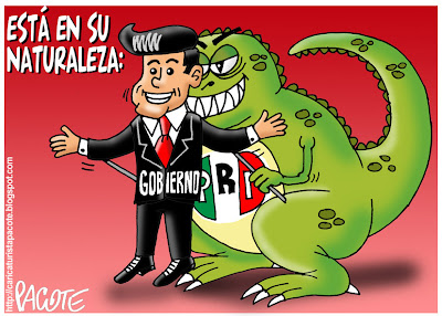 CARICATURISTA PACOTE: EL PRI Y PEÑA NIETO