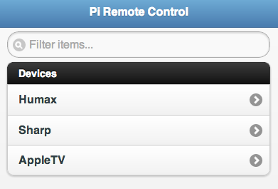 Web-based IR Remote on the Raspberry Pi