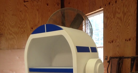 Bookshelf: Star Wars R2D2 bookshelf,