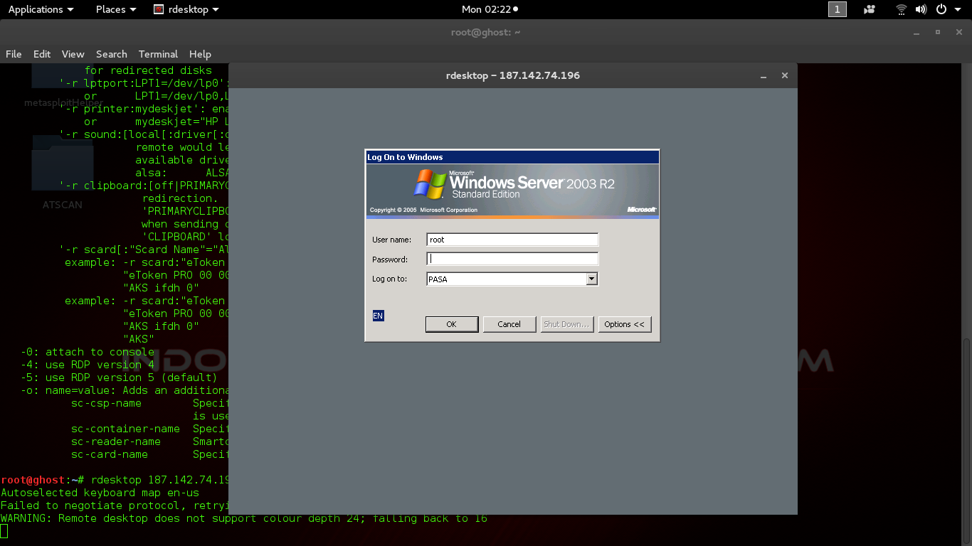 Cara Simple Remote Desktop menggunakan Rdesktop di GNU/linux