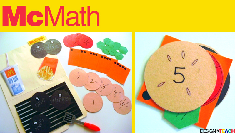 E is for Explore!: McMath - Flip a burger and learn math!