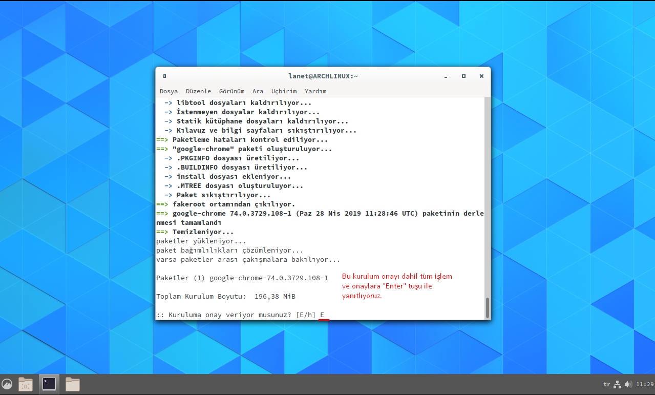 Google Chrome Kurulumu - Linux - Mustafa Sabri OĞUZ
