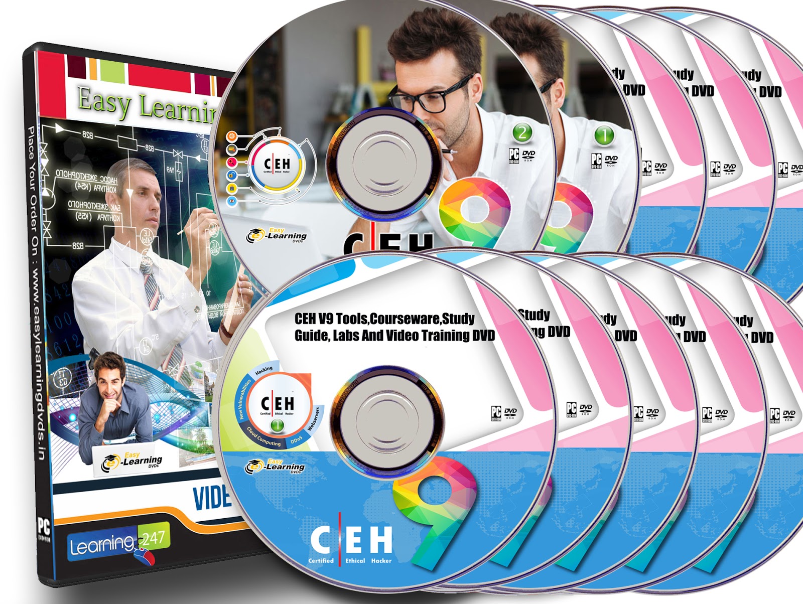 Buy Certified Ethical Hacker CEH v9 Tools And Video Training on 10 DVDs ...