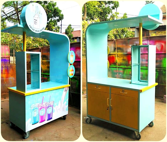 Booth Minuman indoor | Gerobak Unik Bandung
