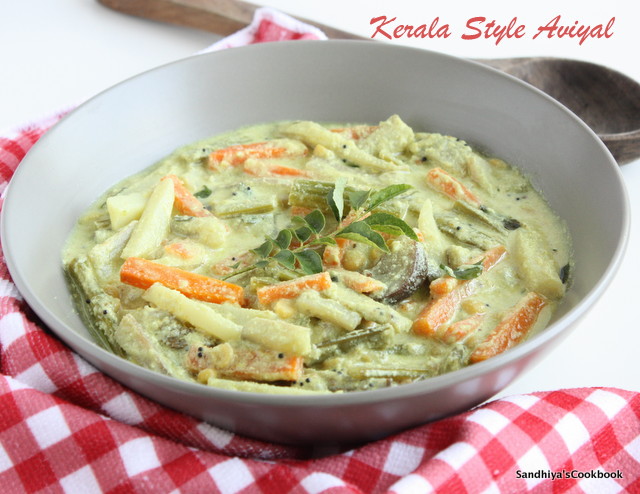 Sandhiya's Cookbook: Kerala Style Aviyal | Aviyal Recipe