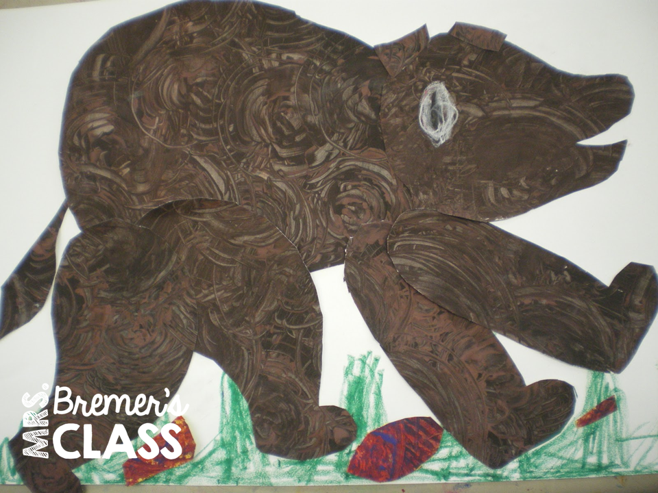 Brown Bear Art in Eric Carle Style | Mrs. Bremer's Class