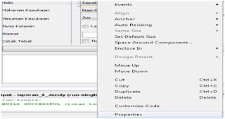 Membuat Form Biodata Pada Netbeans | Jazuly