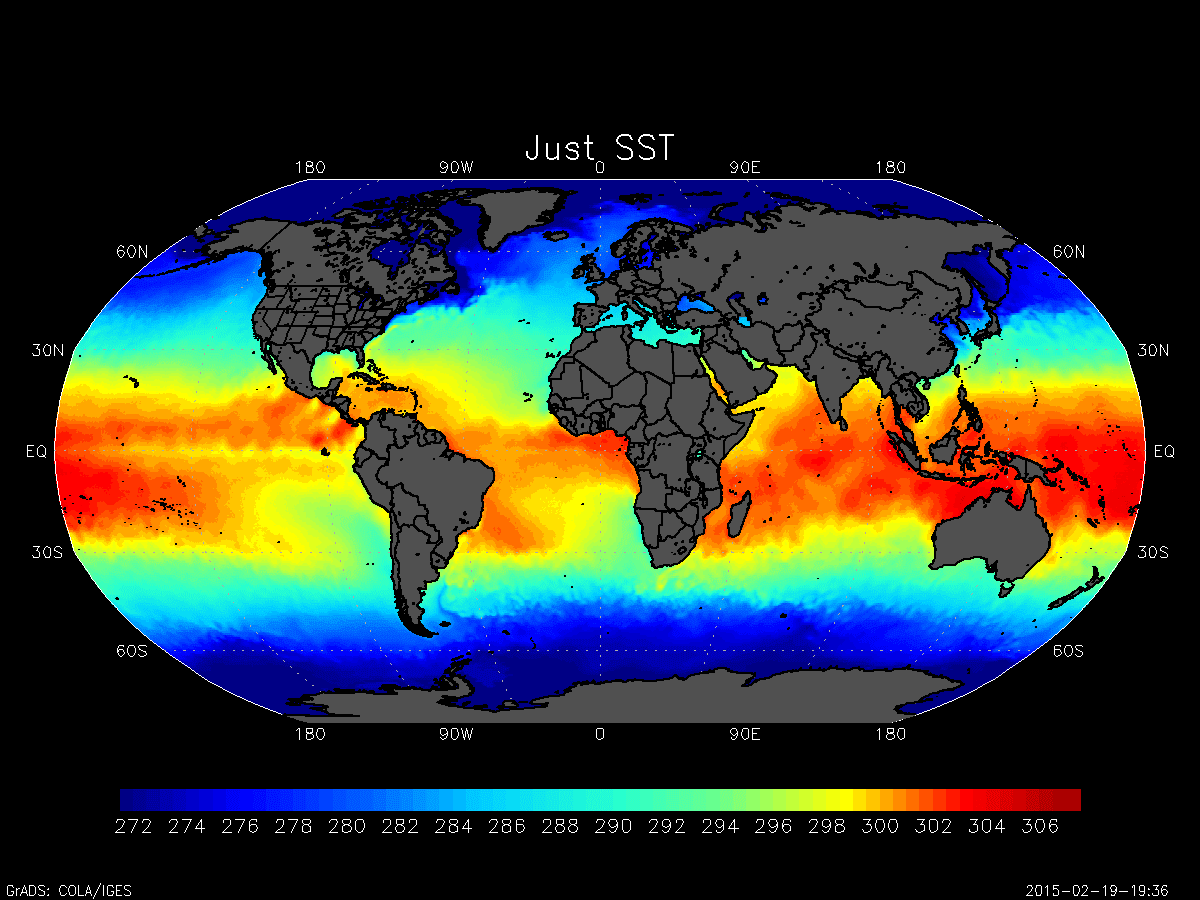 Tutorial: Use basemap.gs to make a beautiful map of "SST", Sea Ice and ...