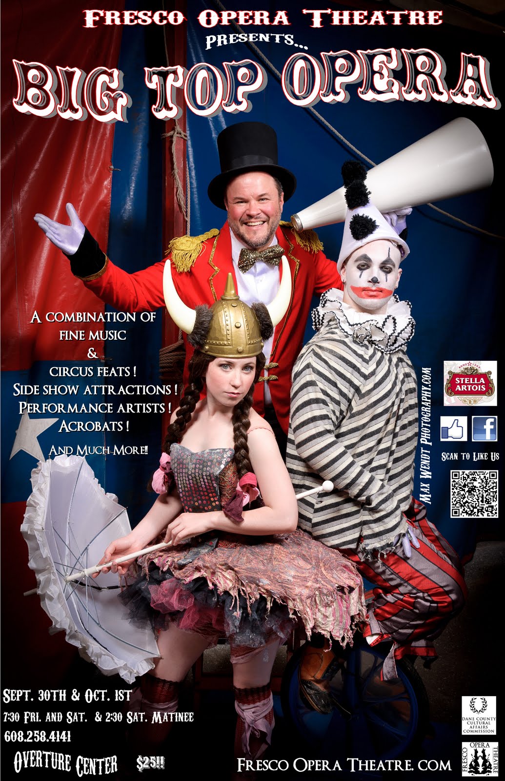 Fresco Opera Theatre: Fresco's Big Top Opera Featuring The Inseparable ...