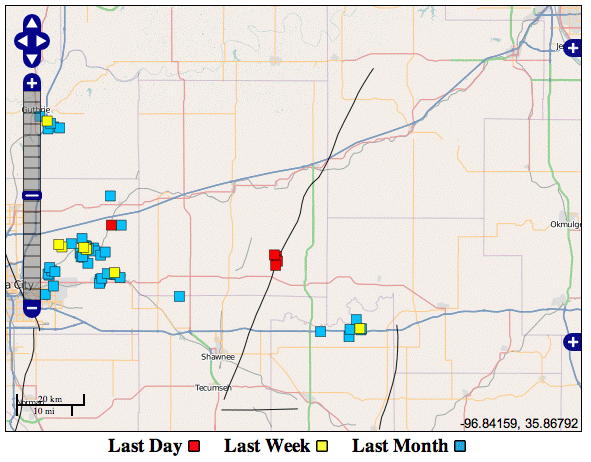 Oklahoma Earthquake ~ Hudson Valley Geologist